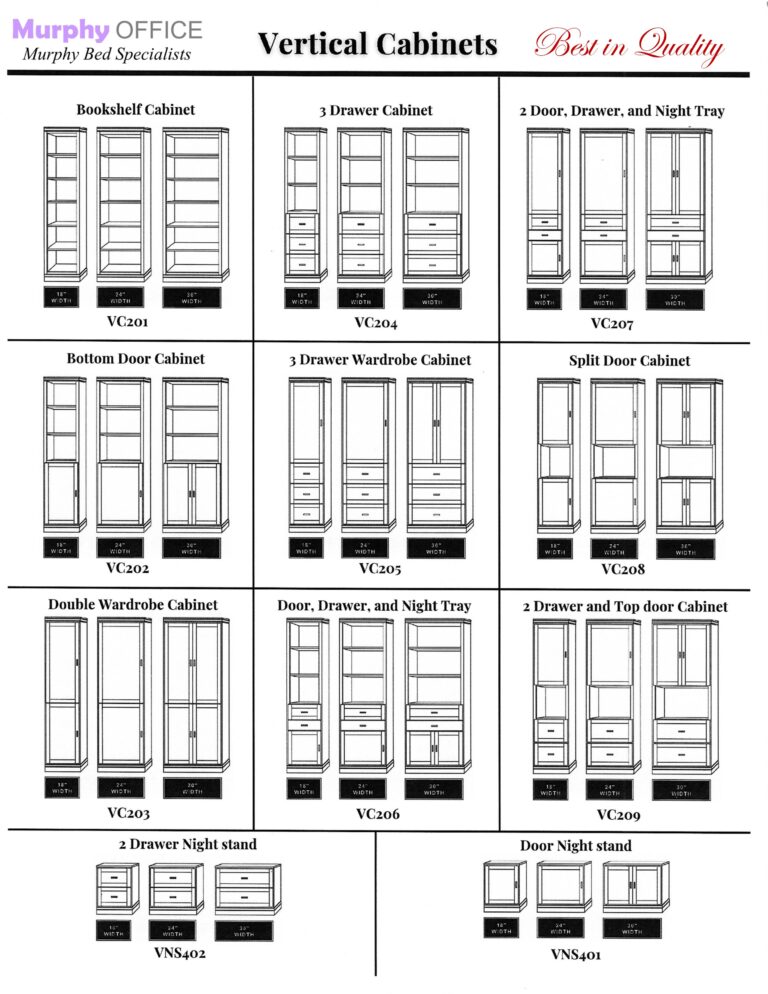 Vertical Wall Cabinets - Murphy Office